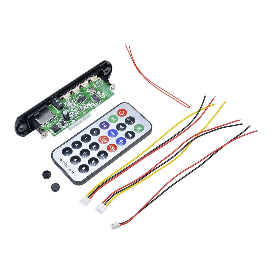 MP3 Decoder Board USB/TF/ Reader IR Remote Bluetooth/FM Car Audio Board ...
