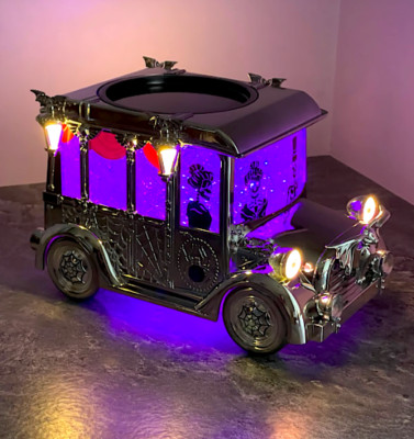 Bath & Body Works Halloween 3-Wick Light Up Hearse Candle Holder, NEW ...