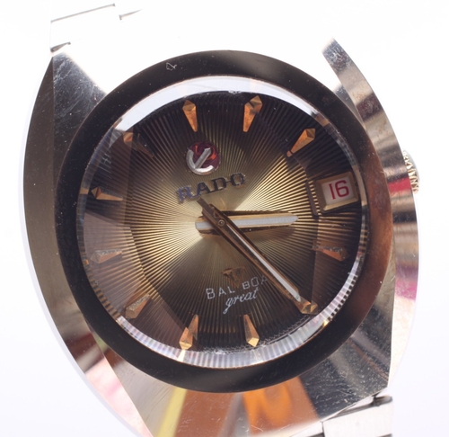 Vintage [Near MINT] RADO BALBOA V Gold Date 36mm men's Automatic Watch ...