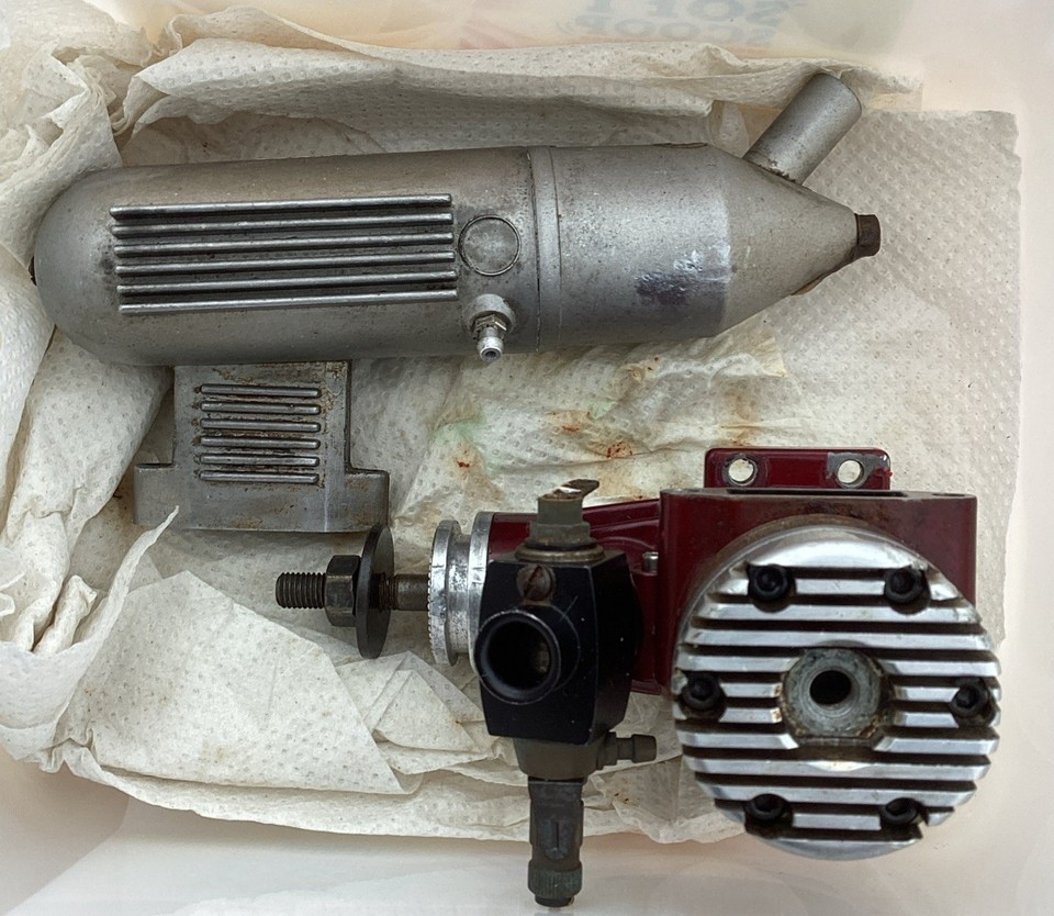 Irvine 53 Red R/C Engine With Muffler | eBay UK