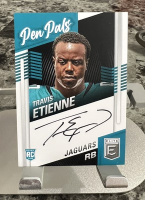 2021 Panini Donruss Elite Travis Etienne Pen Pals On-Card Auto Rookie ...