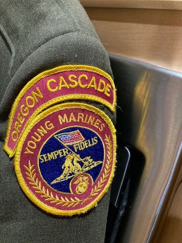 USMC US Young Marines Uniform 38R, Oregon Cascade Young Marines w/belt ...