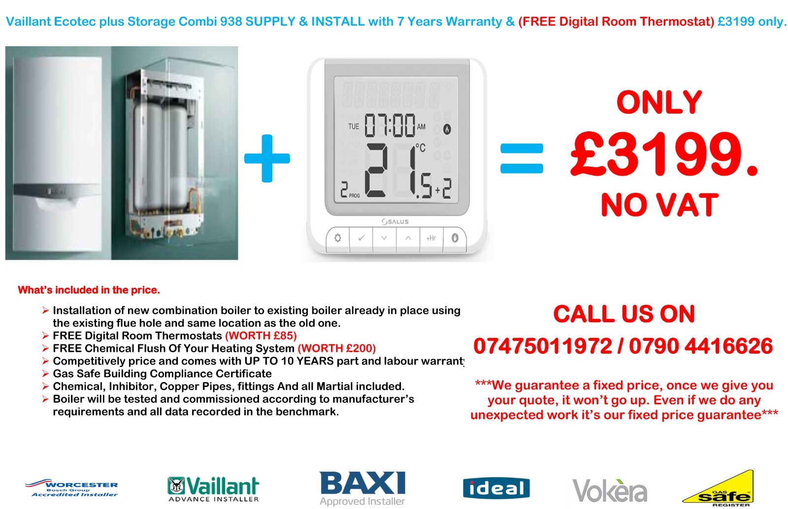 Worcester Greenstar 28CDi Compact 28kw BOILER INSTALLATION & Supply ...