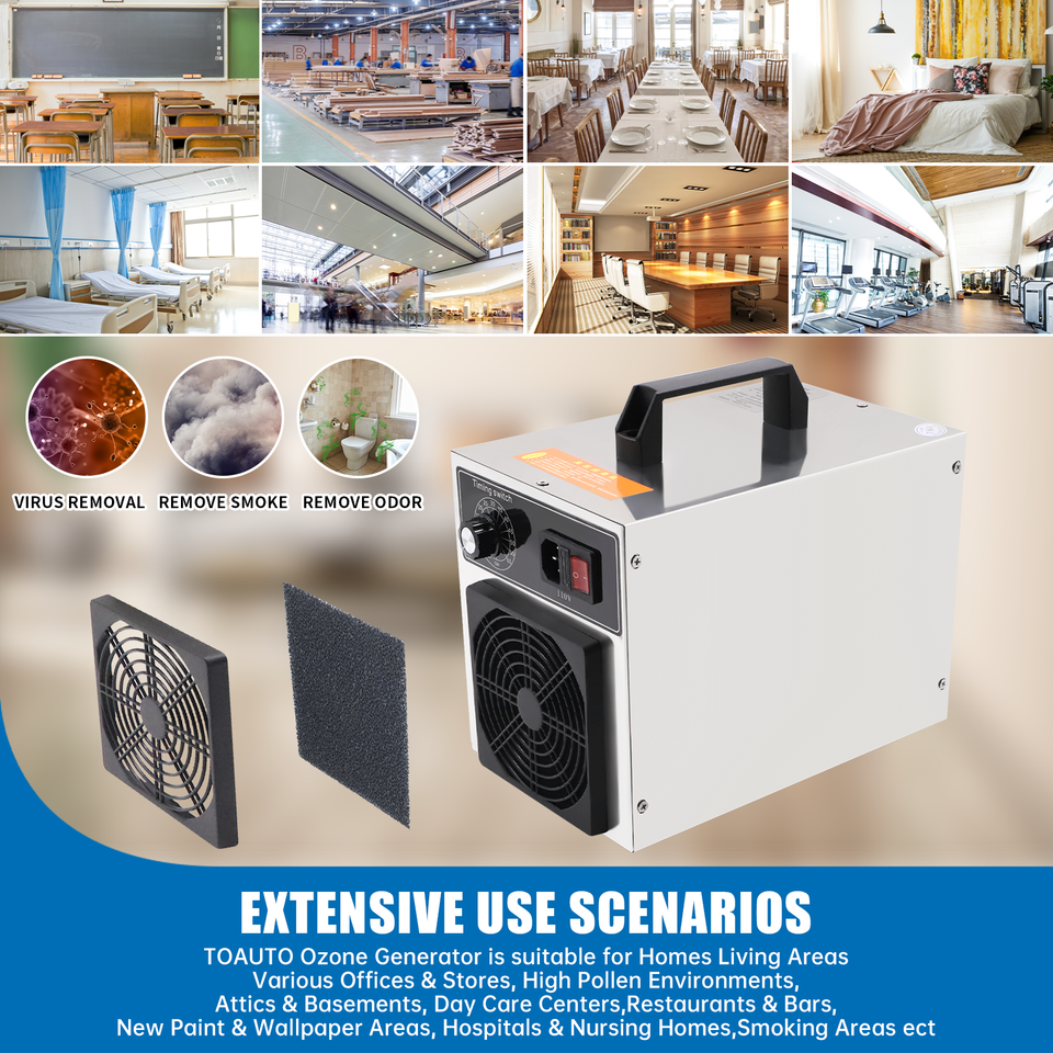 Commercial Ozone Generator Machine Commercial Air Purifier Ionizer ...