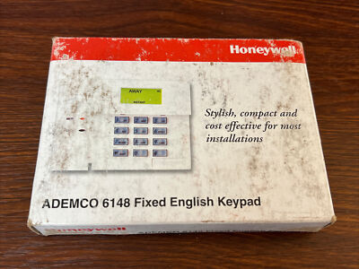 Honeywell ADEMCO 6148 Home Alarm Keypad, Fixed English Display | eBay