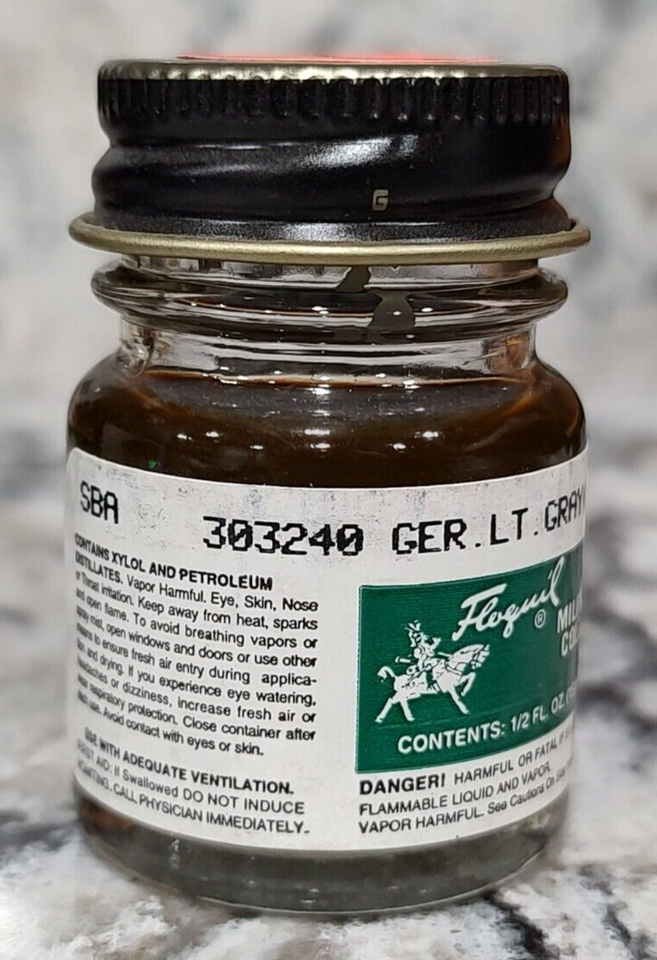 FLOQUIL ENAMEL MODEL PAINT - MILITARY COLORS .5 oz - GERMAN LIGHT GRAY ...