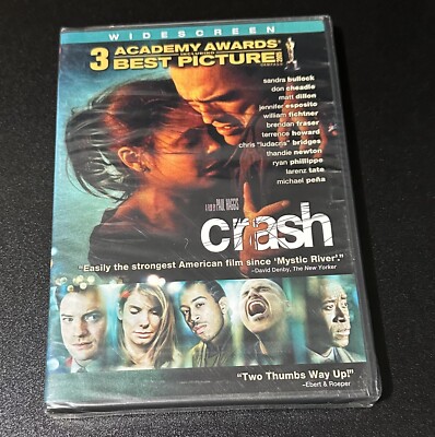 CRASH (DVD, 2004) Dolby Digital Sandra Bullock, Don Cheadle New ...