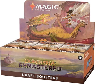 Magic: The Gathering Dominaria Remastered Draft Booster Box | 36 Packs ...