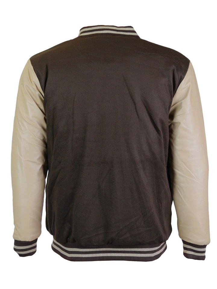 New Men's Premium Classic Snap Button Vintage Baseball Letterman ...