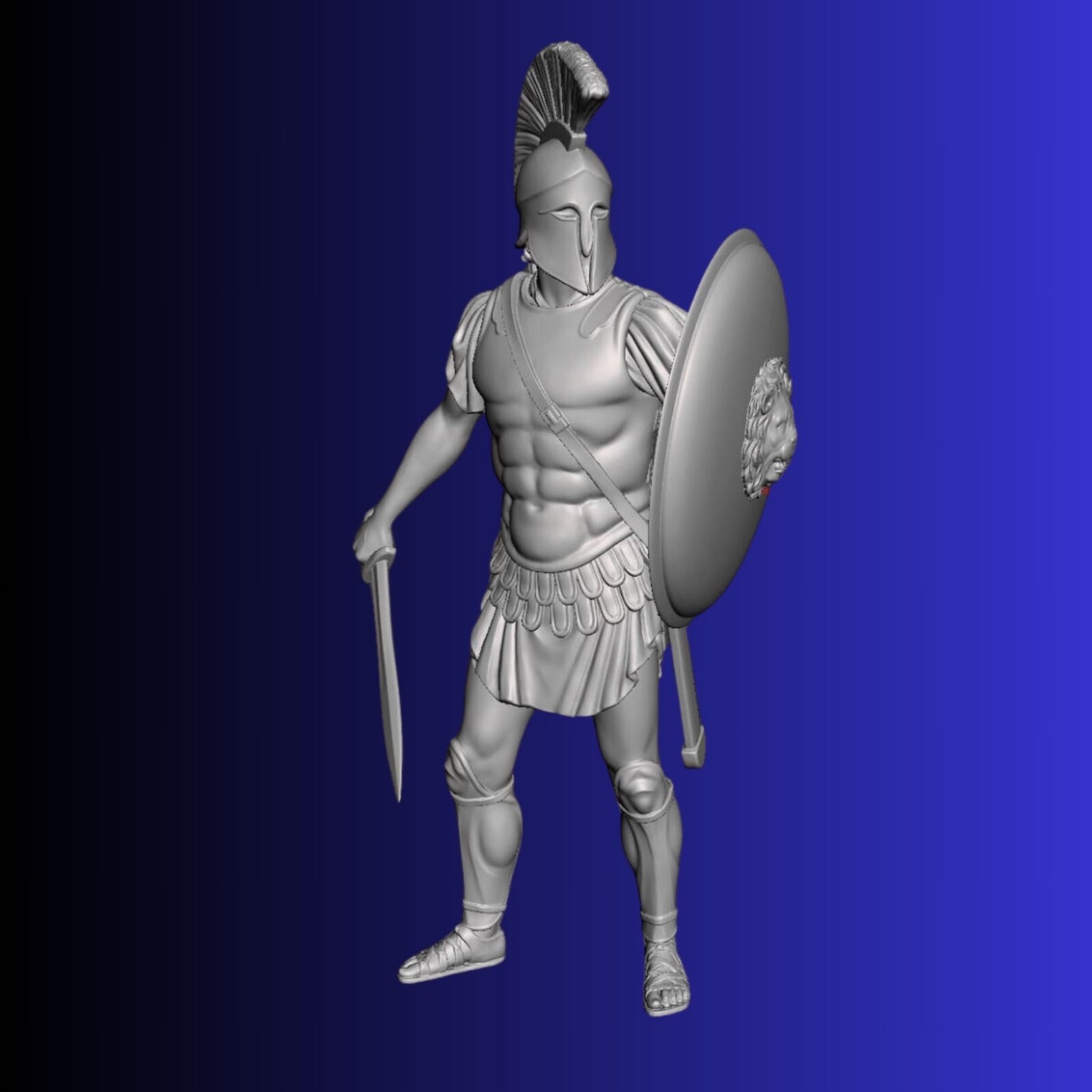 Greek Hoplite 11.8in tall Models Kits Military soldiers DIY | eBay