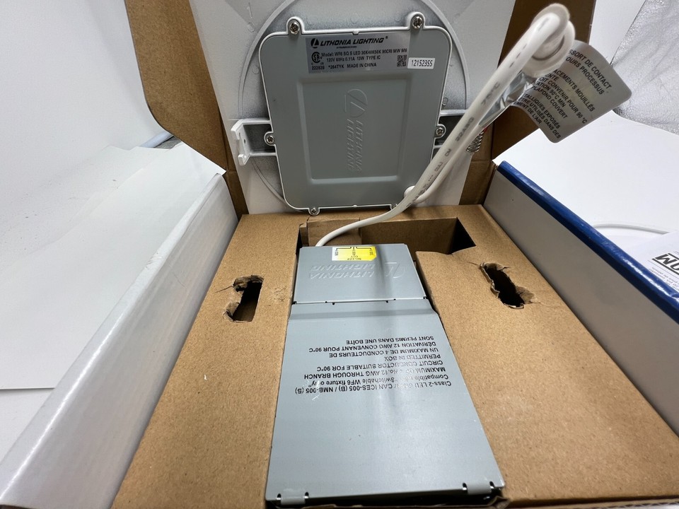 Lithonia LED Recessed Wafer Downlight WF6 SQ S LED 30K40K50K 90CRI MW ...