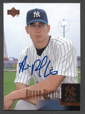 2001 UD #90 Aaron Rifkin ROOKIE NEW YORK YANKEES SIGNED AUTOGRAPH AUTO ...