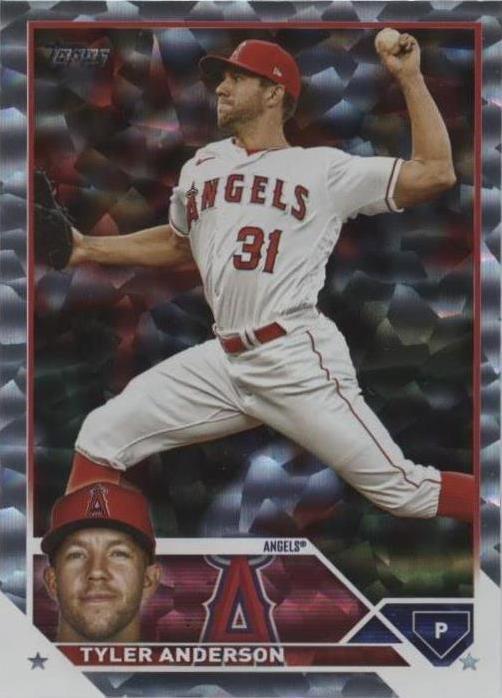 2023 Topps Update Series - Tyler Anderson #US88 Silver Patterned Foil ...