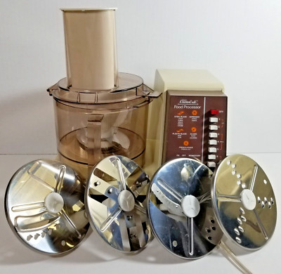 Sears Kenmore 7 Speed Counter Craft Food Processor Discs Blade Vintage ...