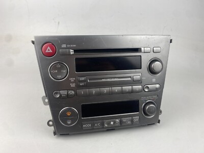 2004 - 2009 Subaru Outback Legacy Radio CD Player Head Unit 86201AG300 ...