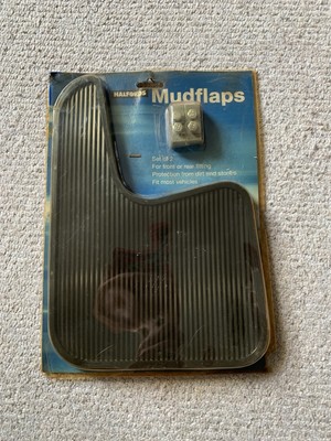 CLASSIC VTG STYLE RETRO CAR HALFORDS MUD FLAPS 1980’s NOS VW FORD MINI ...