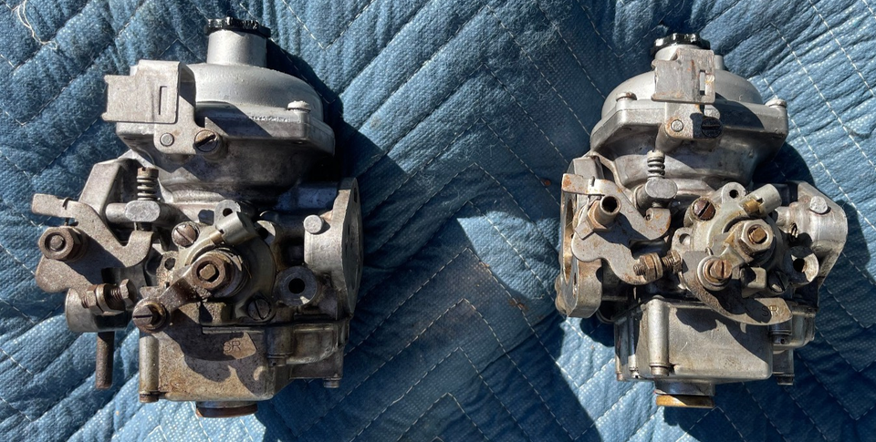 Original Matched Pair Zenith Stromberg CD150 Carburetors for Triumph ...