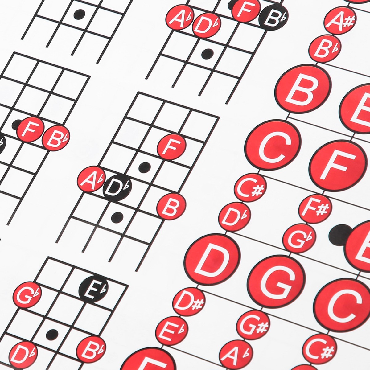 4 String Bass Guitar Chords Chart Left Handed Bass Guitar Chord Chart
