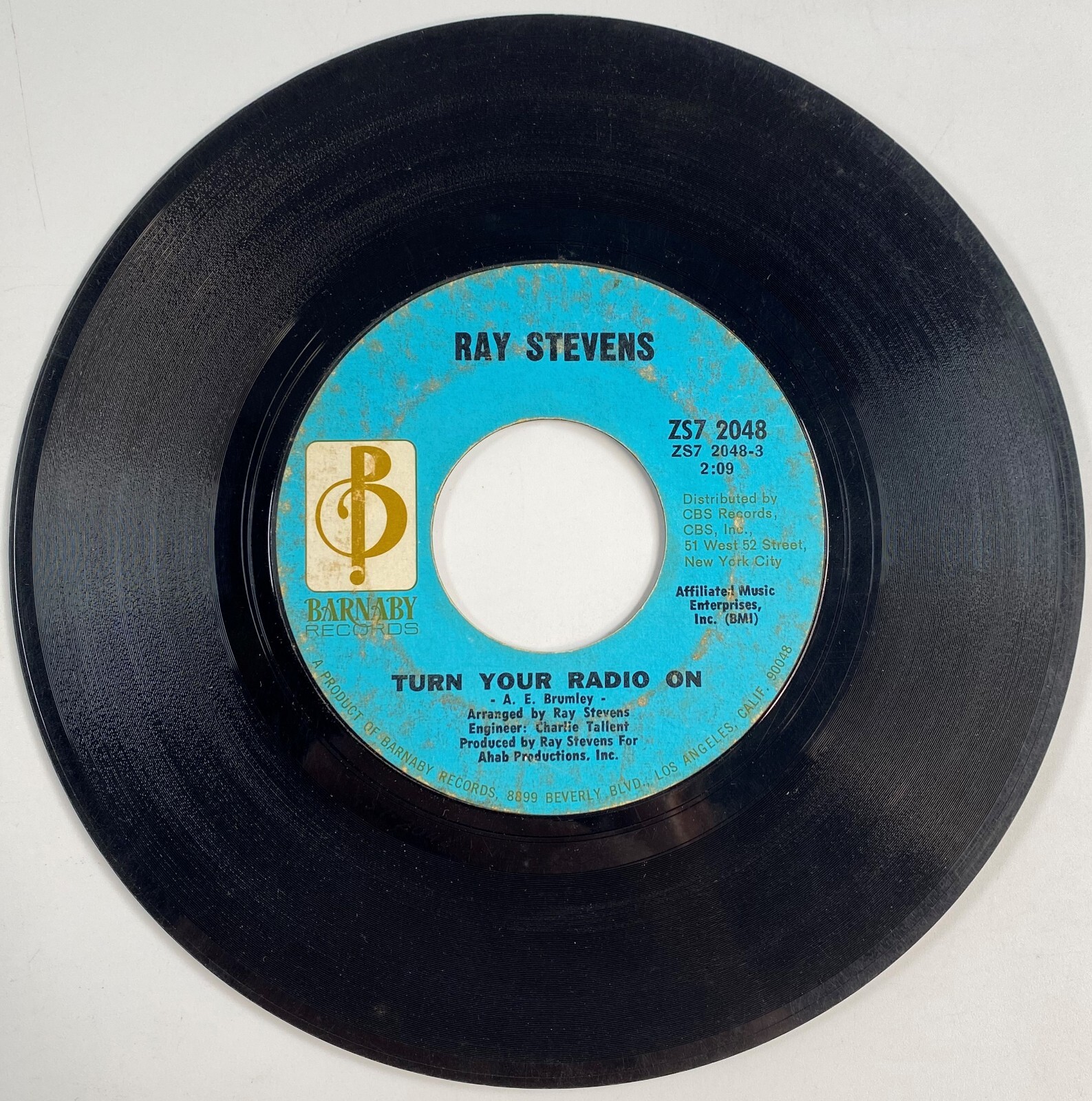 Ray Stevens Turn Your Radio On Vinyl 45 Single (Barnaby ZS7 2048) | eBay