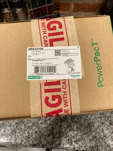 Square D QDA32100 I-Line Plug On 100A, 3-Pole Circuit Breaker ...