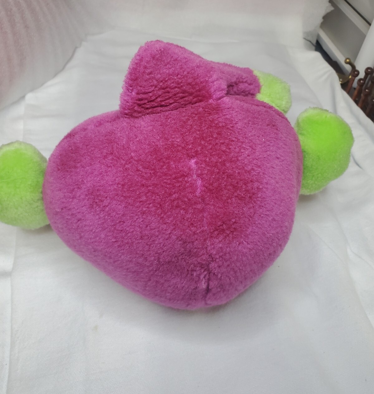 Smiling Grape Purple & Green Vintage Plush 8" Princess Soft Toy 80s 90s ...