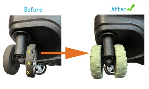 8 Pcs Luggage Wheel Protection Luggage Wheels Caster Silicone Covers | eBay