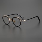 Japanese Round Eyeglass Frames Retro Hand Made Glasses Acetate+titanium ...