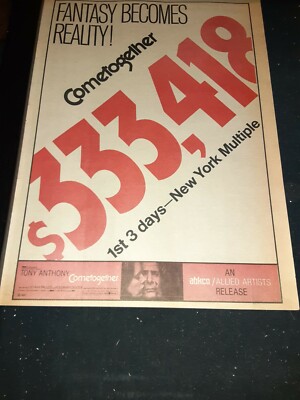 Come Together Rare Original 1971 Promo Poster Ad Framed! | eBay