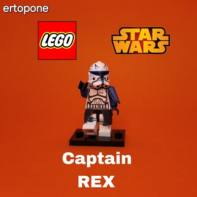 Lego Star Wars Captain Rex Phase 2 | Lego Captain Rex Minifigure ...