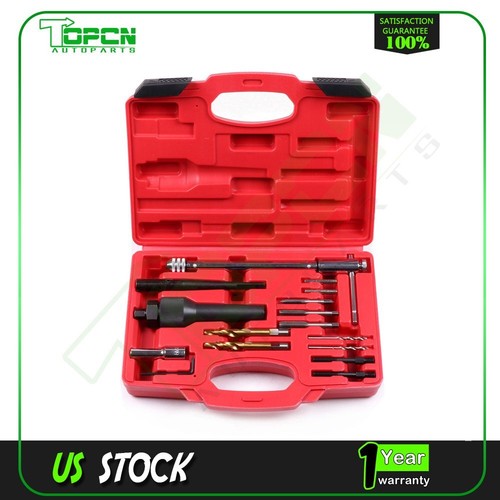 Glow Plug Removal Remover Extractor Tool Kit Damaged 8mm 10mm 16pcs | eBay