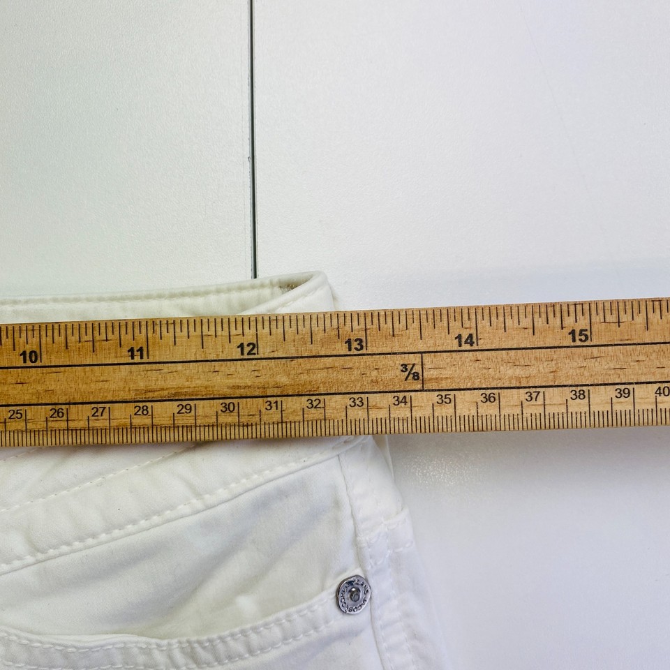 JACOB COHEN Women White J753 Slim Fit Skinny Jeans Size W25 L32 Made In ...