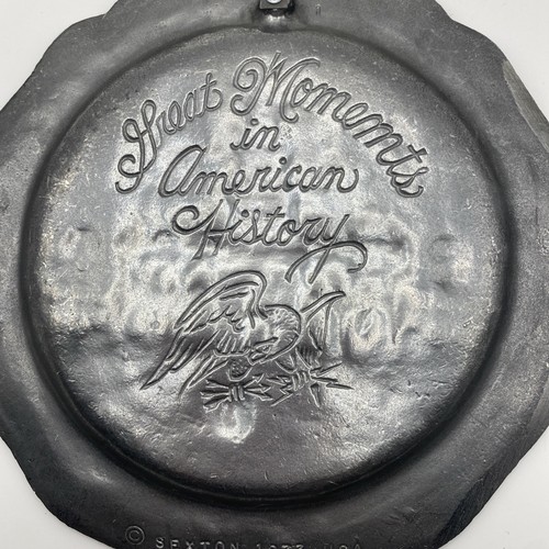 Sexton Pewter "independence Hall " Vintage 1973 8.5" Round Plate Made ...