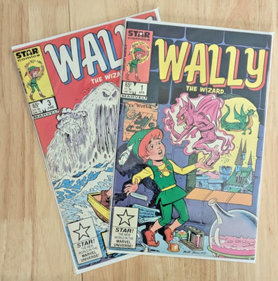 Wally the Wizard #1 and #3 - Marvel Star Comics - 1985 | eBay