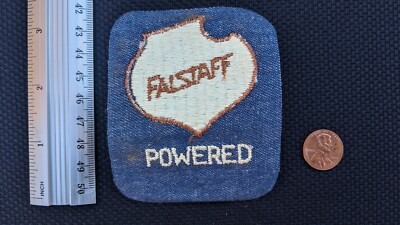Vintage FALSTAFF Powered Beer Patch Denim | eBay