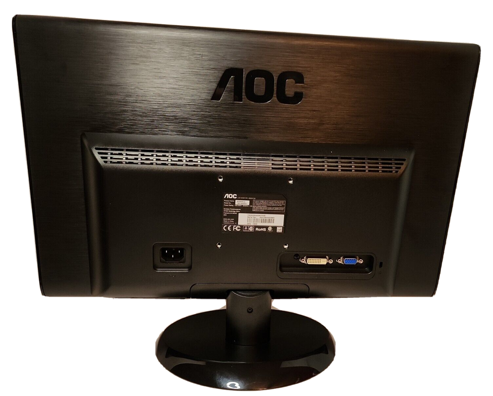 AOC E2050SWD 20" LED Monitor Widescreen VGA DVI-D HDCP | 1600 x 900 | 16:9 | 5ms | 200 cd/m¬≤ ...