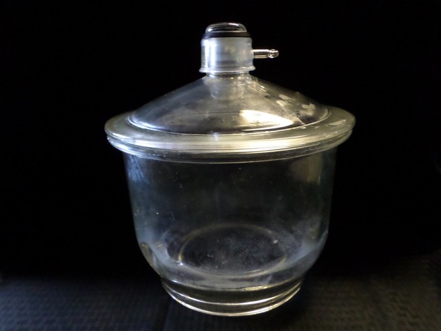 Corning PYREX Glass 7.5L Large Vacuum Desiccator 55/38 Sleeve & Ring ...