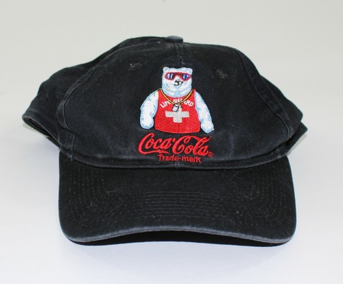 Vintage 90s Coca Cola Coke Polar Bear Lifeguard Black… - Gem