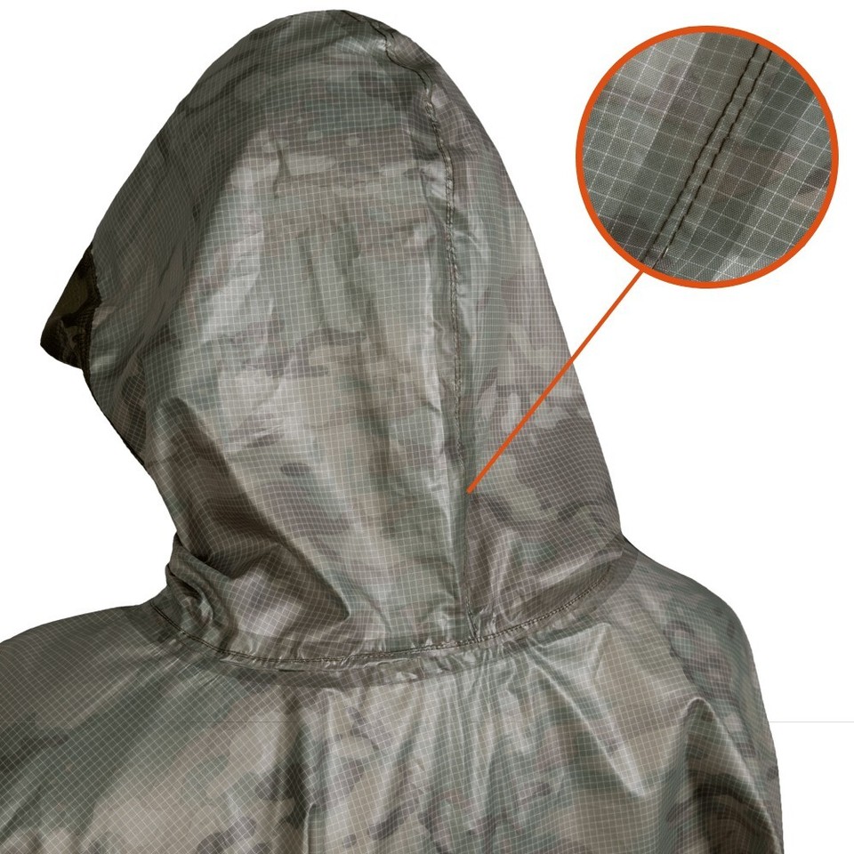 Camo Tec poncho PILGRIM Multicam, tactical poncho, raincoat, military ...