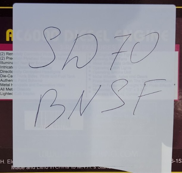 MTH O Scale Premier SD70 MAC Diesel Engine BNSF #9720 | eBay