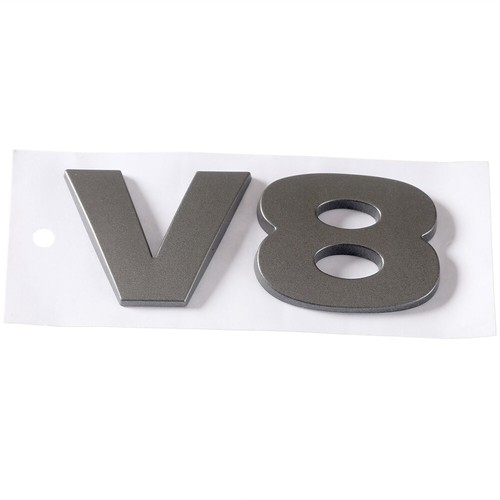 Rear Tail Gate V8 Letter Nameplate Sticker Dark Gray | eBay