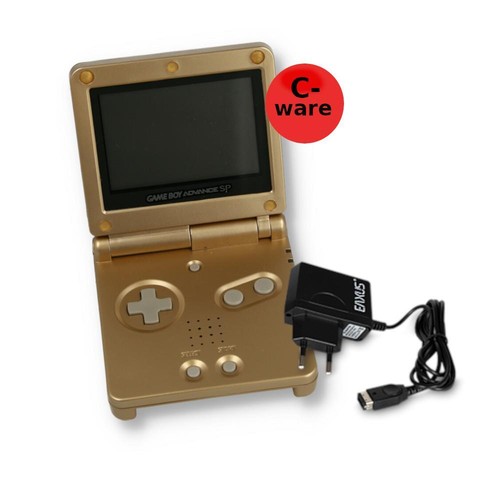 Gameboy Advance SP Konsole in Zelda Gold Edition mit Ladekabel #51C | eBay
