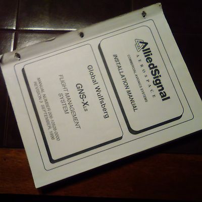 Global Wulfsberg AlliedSignal GNS-Xls FMS Flight Management Sys ...