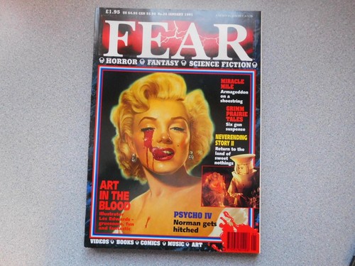 FEAR Magazine 25 Psycho IV Grimm Prairie Tales Clive Barker Horror like ...