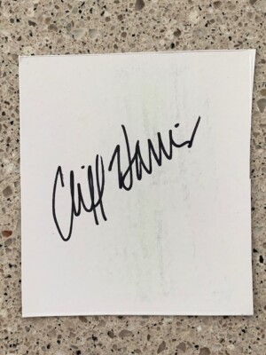 CLIFF HARRIS DALLAS COWBOYS AUTOGRAPHED CUT SIGNATURE HALL OF FAME 2020 ...