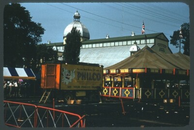 1950's Philco wagon trailer Billboard Carnival truck Red Kodachrome ...