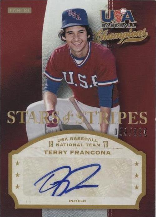 2013 Panini USA Baseball Champions - Stars & Stripes Signatures Terry ...