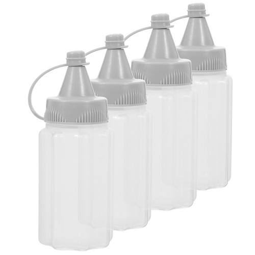 4 PCS Squeeze Bottle Travel Syrup Container Kitchen Bottles Empty | eBay