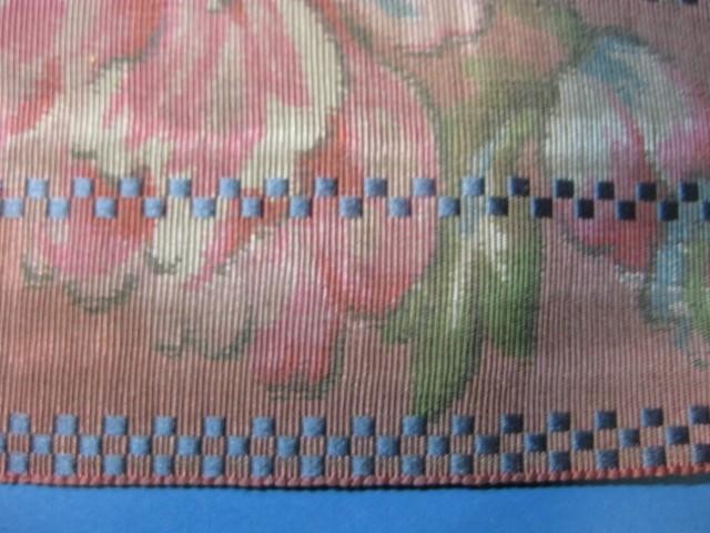 Vintage French Watered silk faille ribbon rose pink Victorian era 5 7/8 ...