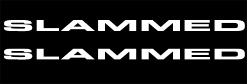 x2 "Slammed" Design #2 vinyl sticker JDM hella broke civic Rat Rod hot ...