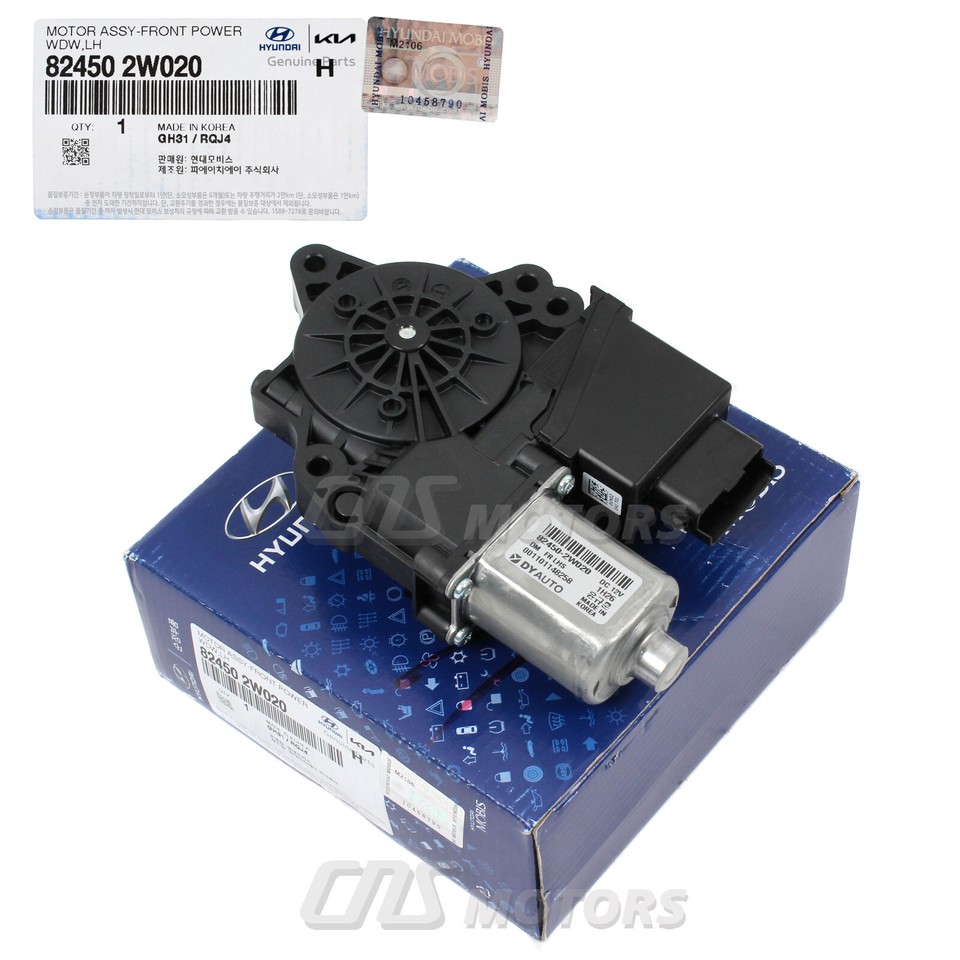 ⭐GENUINE⭐ Front Window Motor LEFT DRIVER for 13-19 Hyundai Santa Fe ...